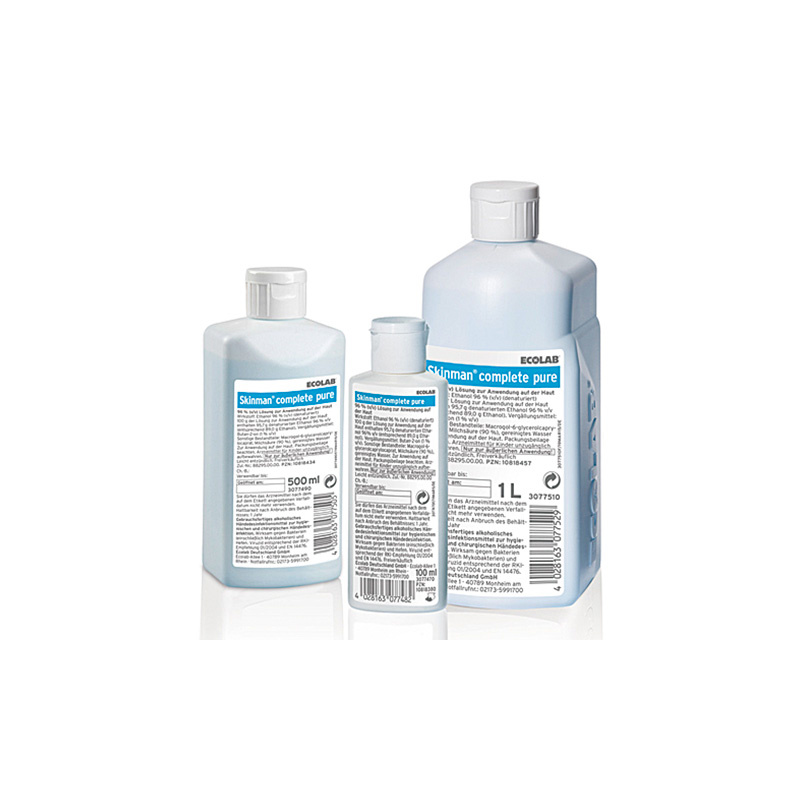 Skinman complete pure, Händedesinfektion, viruzid,